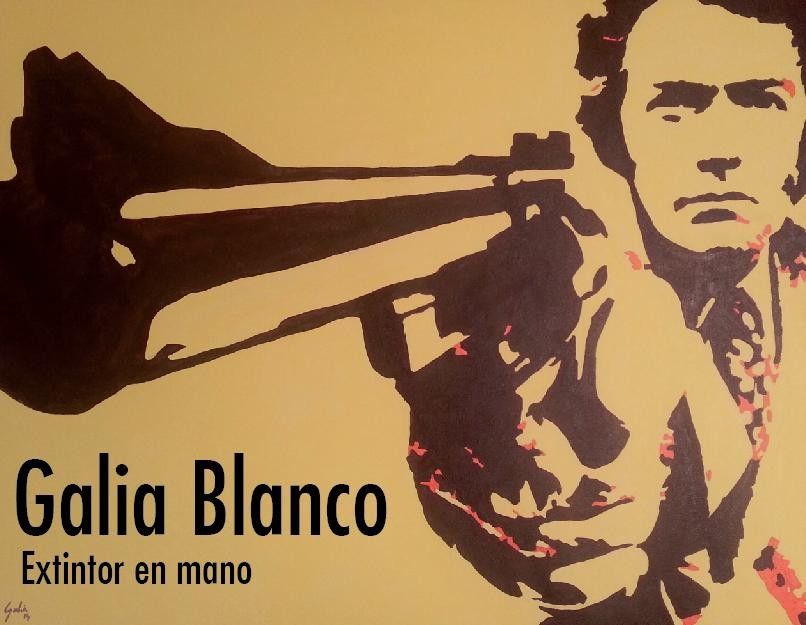 "Extintor en mano", exposición de pintura de Galia Blanco en Turismo ...