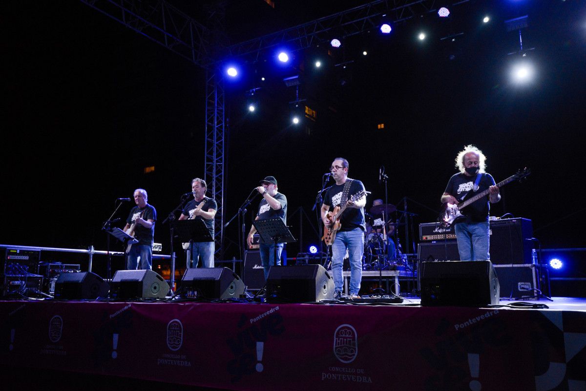 Concierto de los Black Stones en las pistas de Campolongo