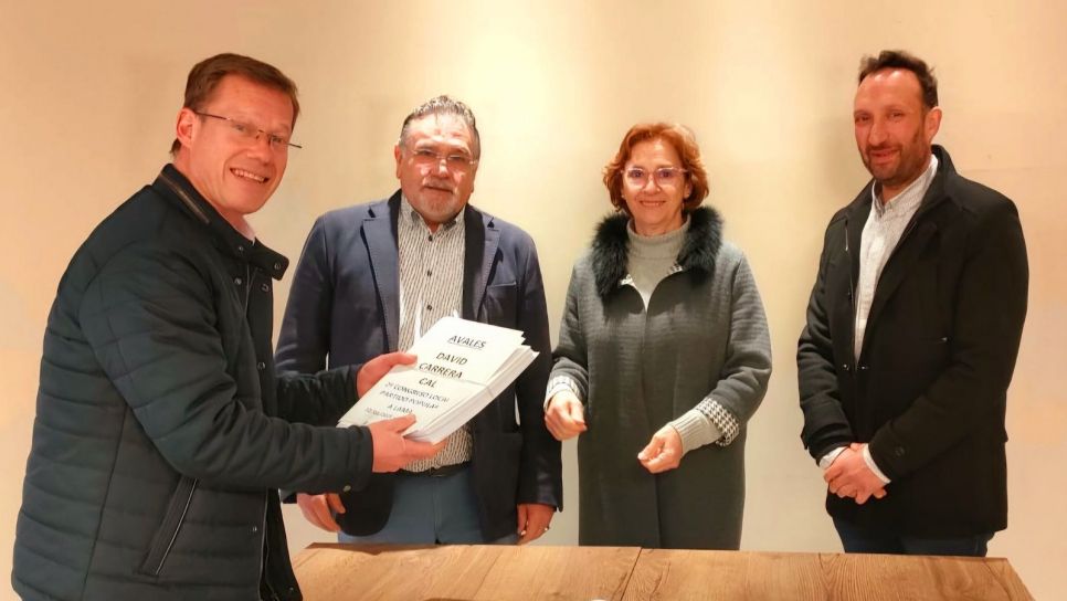 O actual alcalde, David Carrera, único aspirante a presidir o PP de A Lama