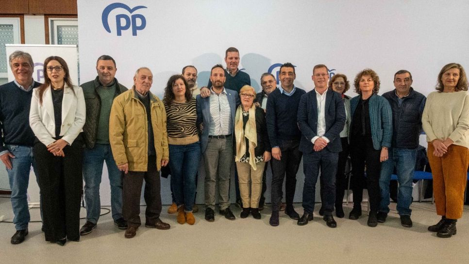 David Carrera, elegido por aclamación nuevo presidente del PP de A Lama
