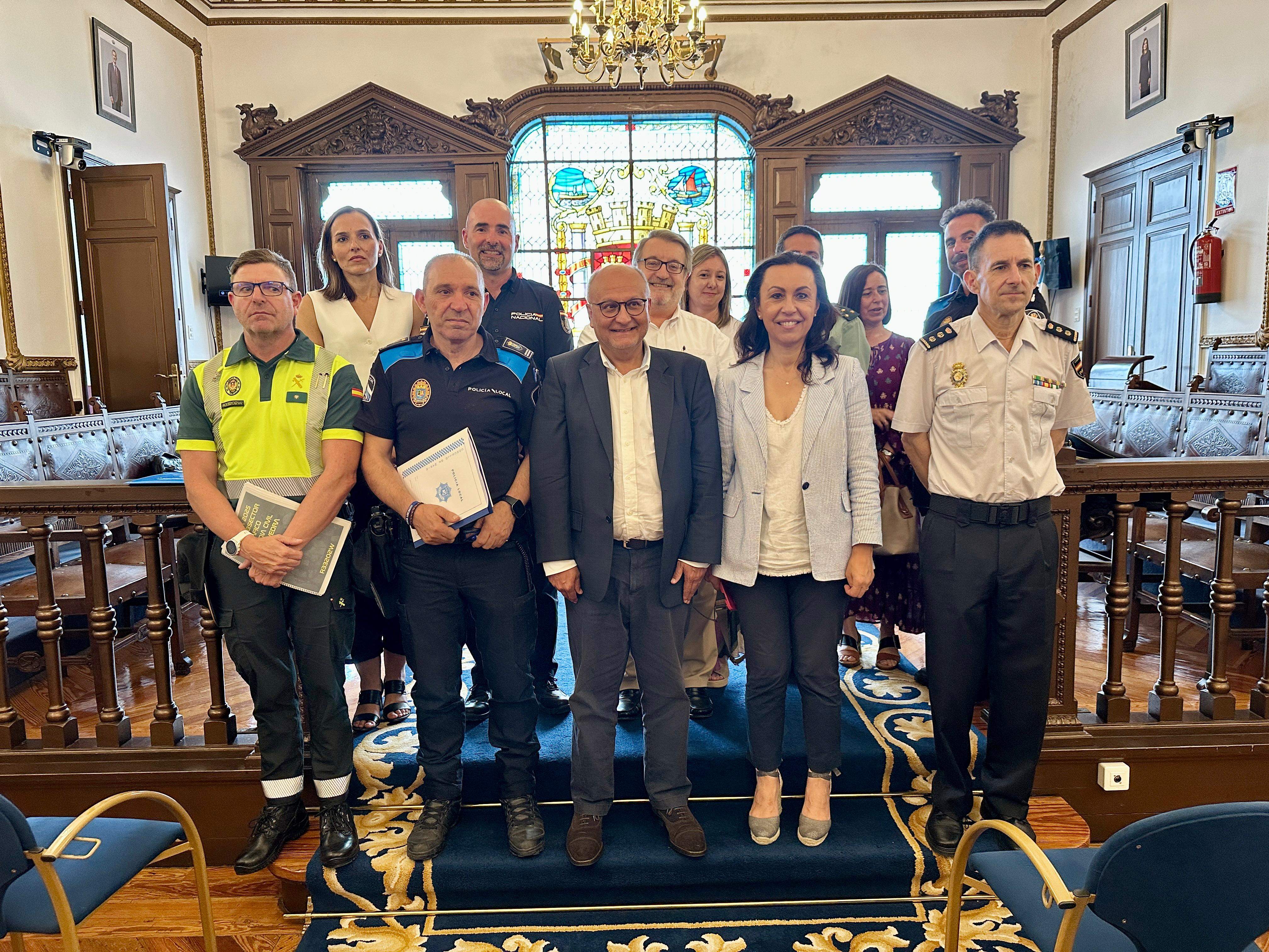 Dispositivos especiales de seguridad en Marín por los actos con la ...