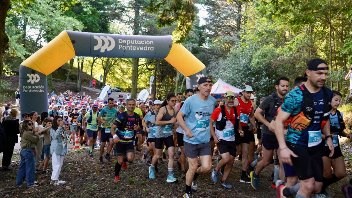 Deporte e natureza danse a man en Soutomaior co Trail Entre Castelos ...