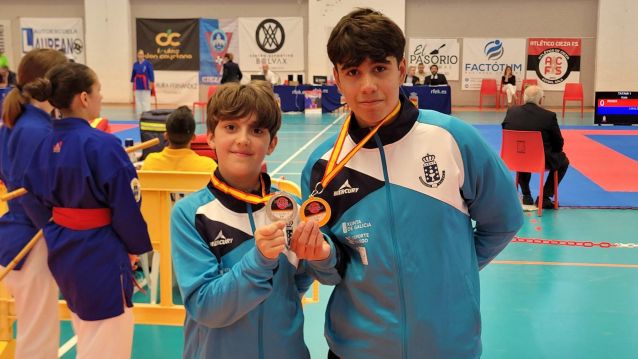 Álvaro Sánchez, do Club Gimsport, subcampión de España de Kobudo Goshing