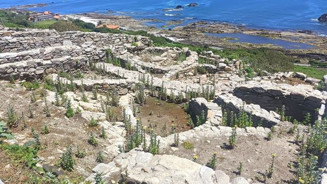 Achan unha gran estrutura romana fóra da muralla do castro de Ons